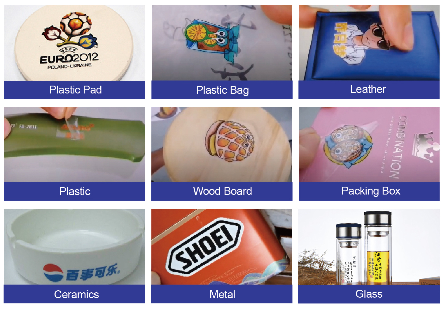 Customized Crystal Label Transfer Printer with Two Print Heads - Buy ...